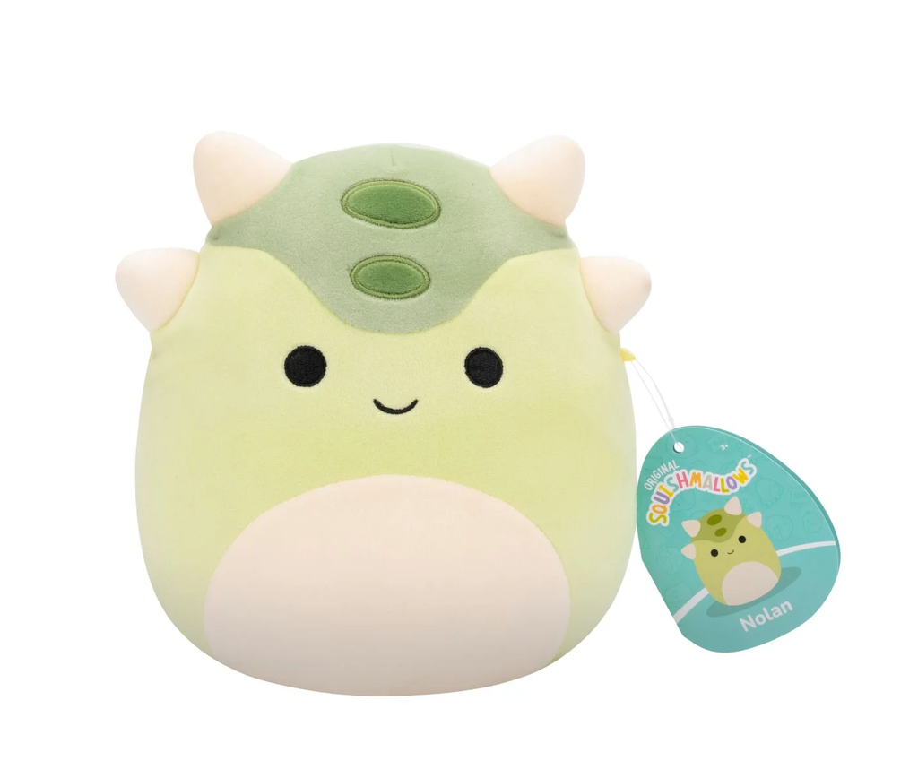 Squishmallows Nolan the Ankylosaurus 7.5" Plush – White Scarlett Gift ...