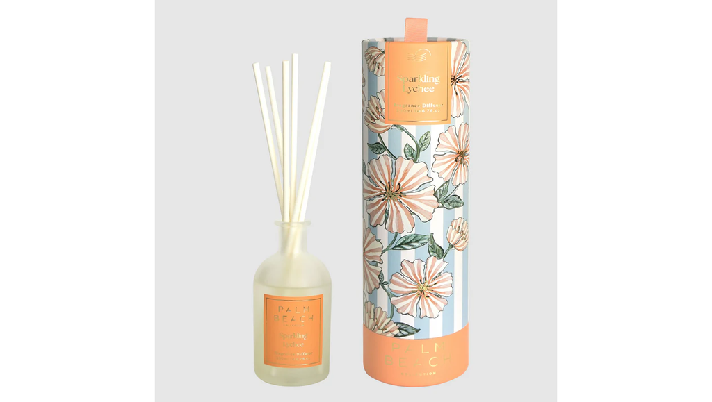 FRAGRANCE DIFFUSER 200ML SPARKLING LYCHEE – White Scarlett Gift & Homewares